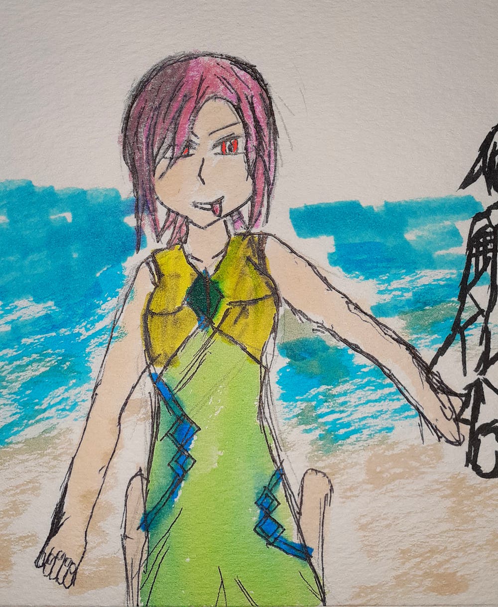 【イラスト】海ts｜矢城 白也Byakuya Yasiro - 小説投稿エブリスタ