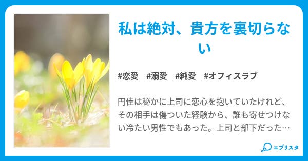 【本文】夢が綻ぶ5 恋した人は氷の上司｜1ページ 小説投稿エブリスタ